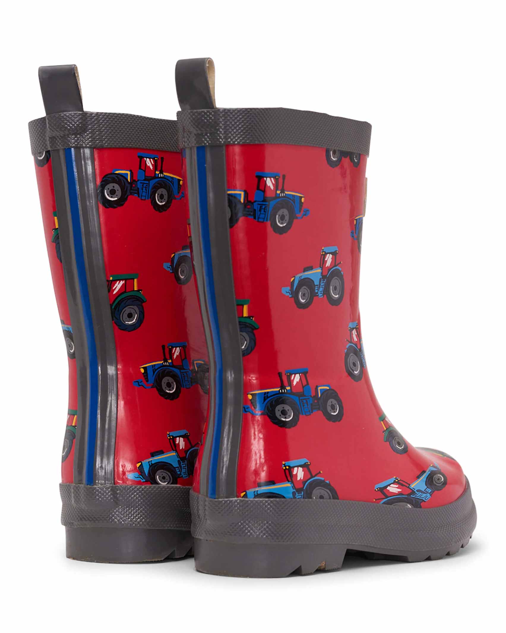 Farm Tractors Shiny Gumboots - Wellies Online